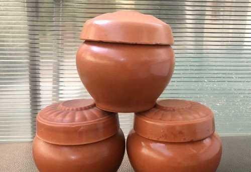 Горшок керамический глиняный
