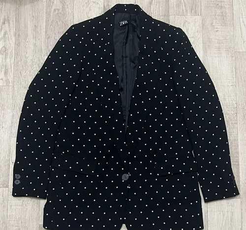 Пиджак Zara в горошек