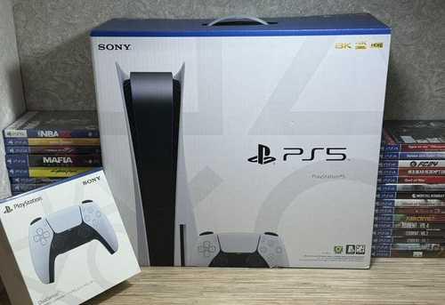 Новая Sony PS5 3Ревизия + 2Джойстика + 750Игр