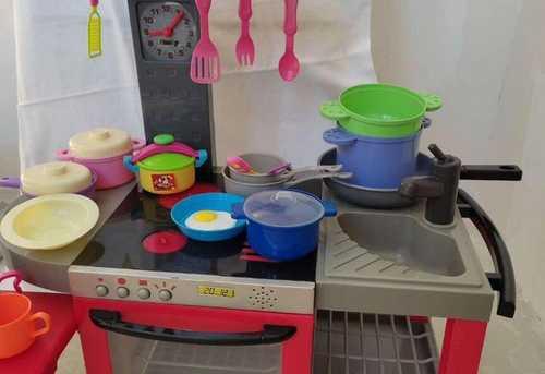 Игрушка:кухня+посудомоечн машина,пупс,замок