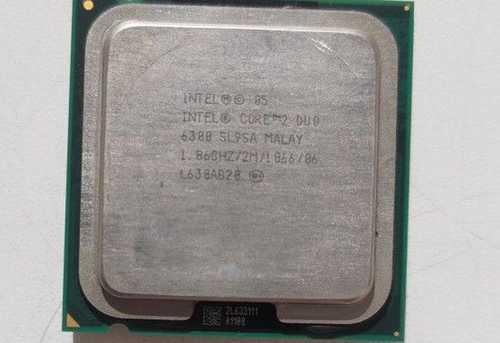 Intel core 2 duo e6300 + мать + бп