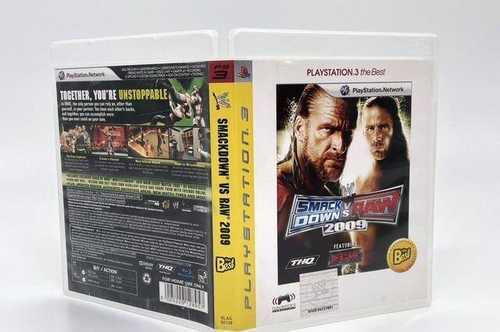 WWE SmackDown vs Raw 2009 (PS3 видеоигра, английск