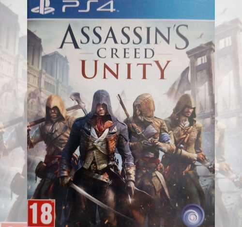 Assassin's creed unity ps4 игра диск