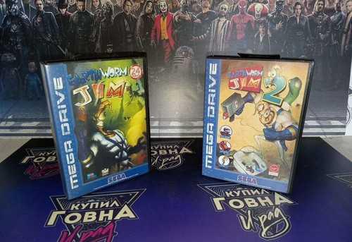 Картриджи sega Earthworm Jim