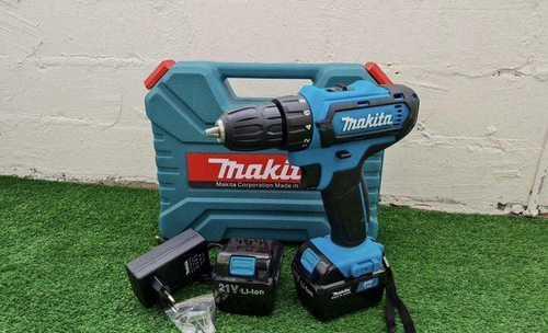 Аккумуляторный шуруповерт Makita 21v Новый, Гарант