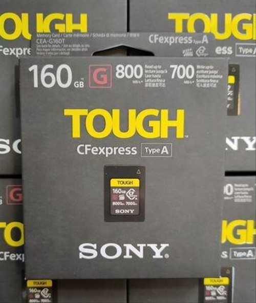 Карта памяти Sony CFexpress Type A 160GB Tough R80