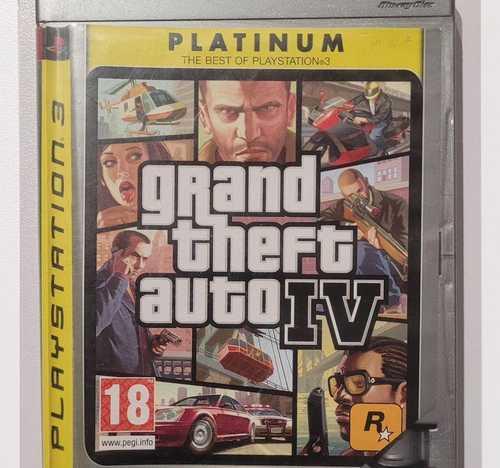 GTA 4 platinum edition для ps3