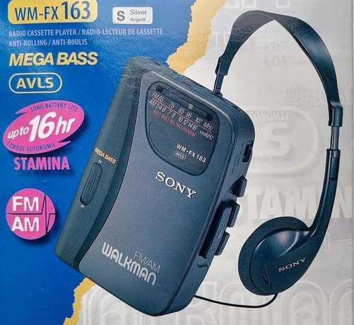 Новый кассетный плеер с радио, Sony WM-FX163