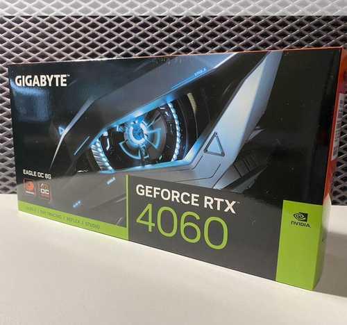 Видеокарта Gigabyte RTX 4060 OC eagle, 8gb