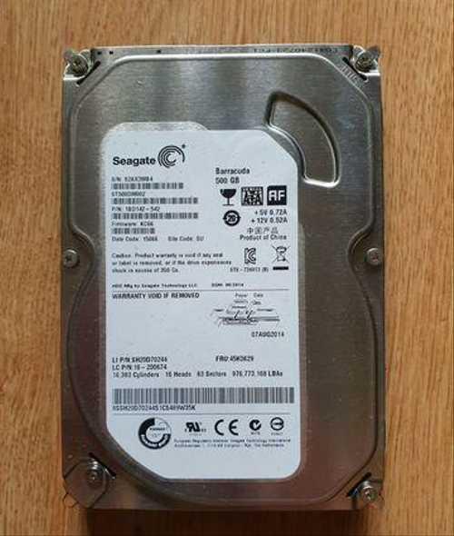 Жесткие диски Seagate, Toshiba и WD