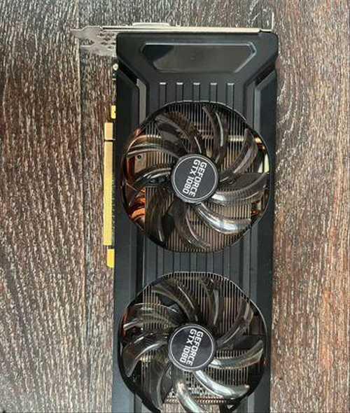 Видеокарта Palit GeForce GTX 1080 dual Неисправна