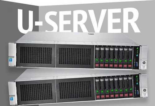 Сервер HP DL380 Gen9 8*2.5 2*2680v4 128Gb P440ar 2