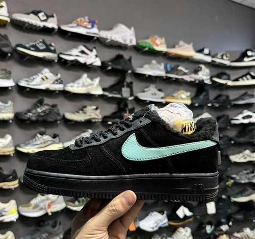 Кроссовки мужские зимние Nike Air Force 1 Tiffany