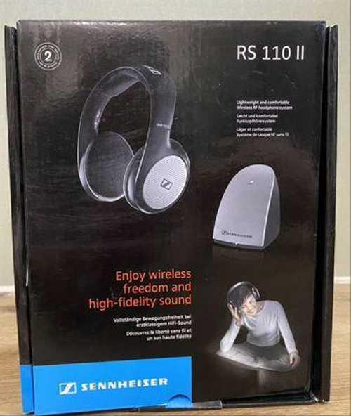 Беспроводные радионаушники sennheiser rs 110 II