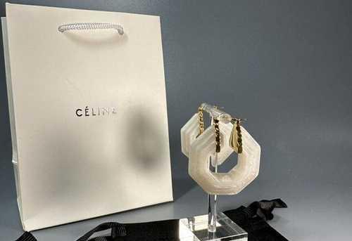 Серьги celine