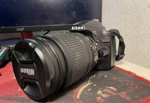 Зеркальный фотоаппарат nikon d3200 kit 18 105