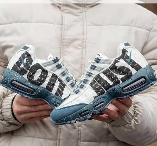 Nike Air Max 95 Just Doit белые кроссовки