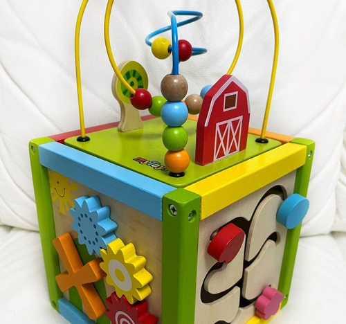 Бизикубик деревянный I am toy