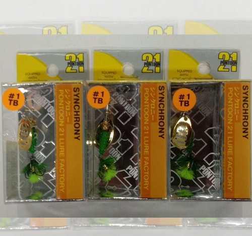 Блесна Pontoon21 TB synchrony #1 STT01-071 (3 шт.)