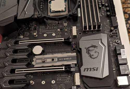 Комплект i7 7700k, мать MSI z270 Gaming M7