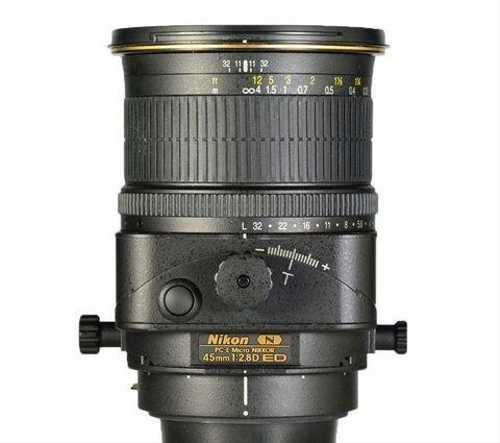 Фотообъектив Nikon 45mm f/2.8D ED PC-E Micro MF
