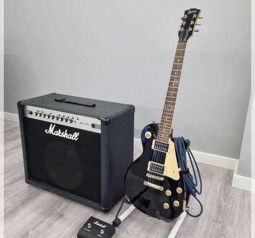 Marshall MG101CFX и Burny RLG-50 Super Grade