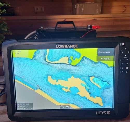 Эхолот Lowrance hds 12 carbon с датчиком 3 в 1