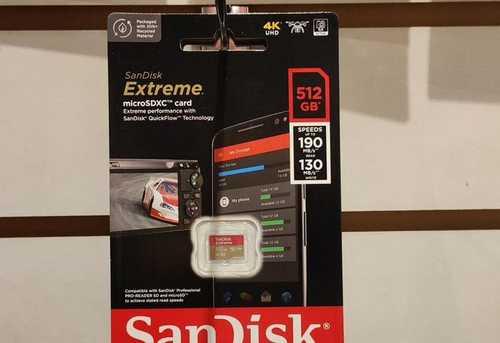 Карта памяти Sandisk Extreme MicroSD 512GB