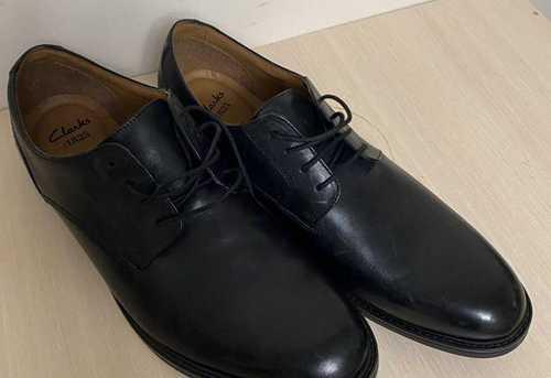 Классические мужские туфли Clarks. 46 р
