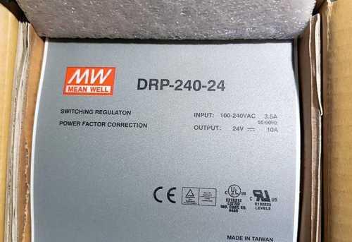 Блок питания DRP-240-24 AC-DC 24в 10а