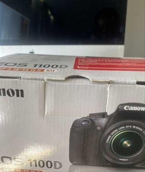 Зеркальный фотоаппарат canon 1100 d