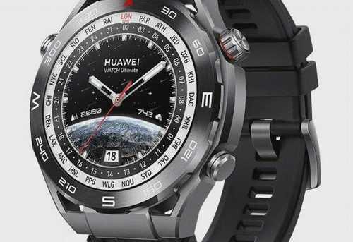 Смарт-часы Huawei watch Ultimate 49mm, черные ска