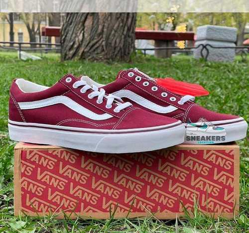 Кеды Vans Old Skool Textile Burgundy