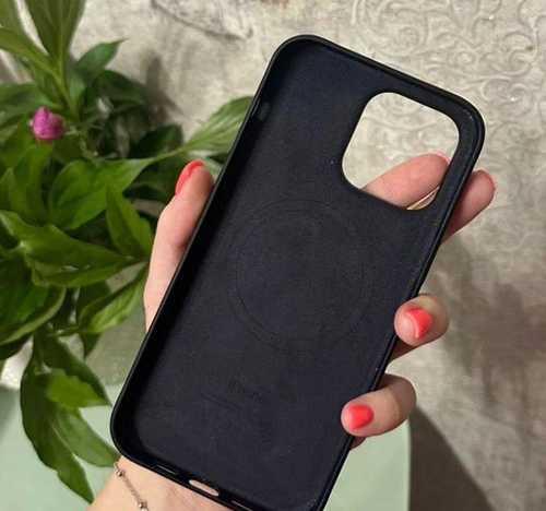 iPhone 14 Pro Max Leather Case Оригинал