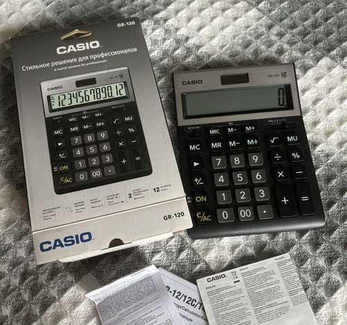 Калькулятор casio gr 120