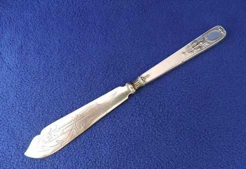 Рыбный нож.Фаберже.серебро 84