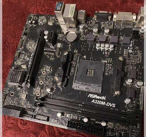 Материнская плата asrock a320m dvs