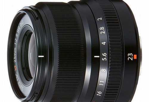 Объектив Fujifilm XF 23mm f/2 R WR черный