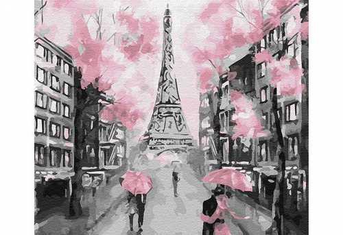 Картины по номерам "Серо-розовый Париж" GX22055