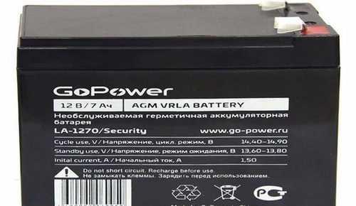 Аккумулятор GoPower LA-1270 (12V 7Ah)