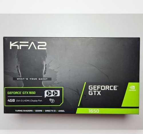 KFA2 GTX 1650 4Gb гарантия днс