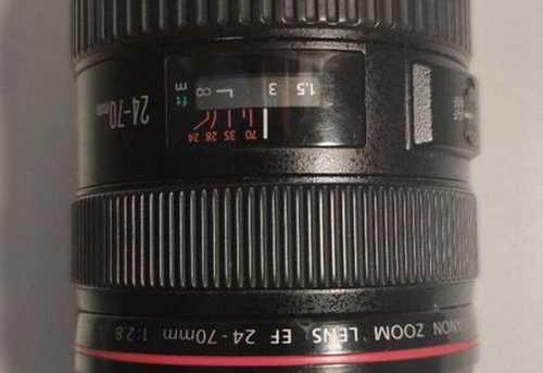 Canon EF 24-70 mm f/2.8 L usm первая версия