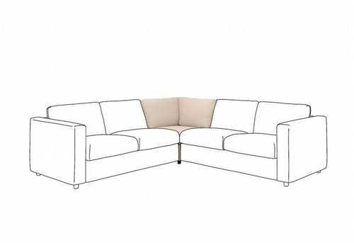 Угловая секция дивана IKEA vimle