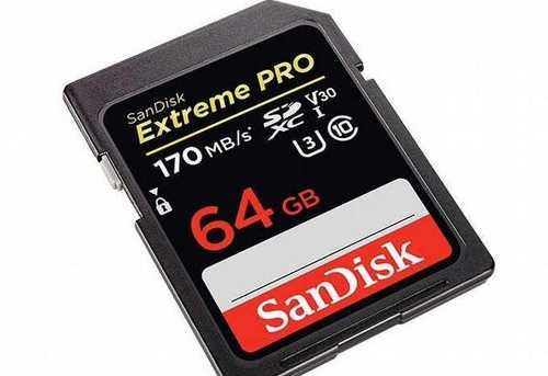 Карта памяти sdxc SanDisk Extreme Pro UHS Class 3