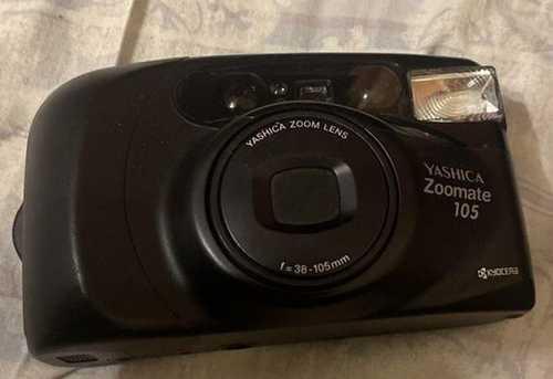 Плёночный фотоаппарат yashica zoomate 105