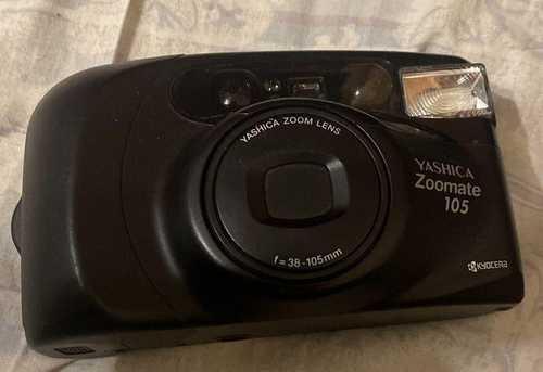 Плёночный фотоаппарат yashica zoomate 105