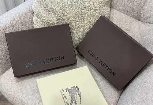 Коробки louis vuitton и burberry