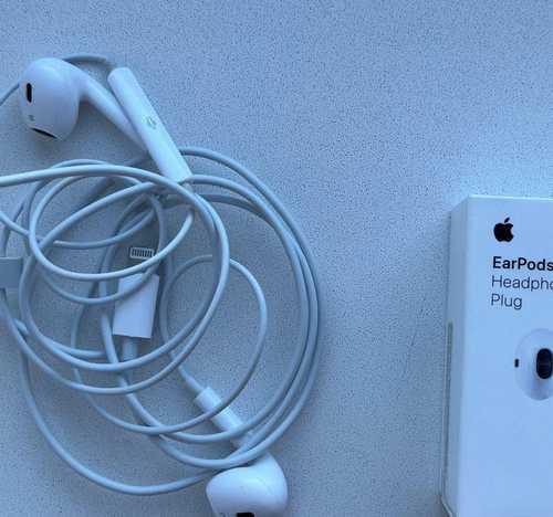 Наушники apple earpods lightning