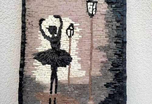 Картина "Балерина" мозаика. Смальта. Ручная работа