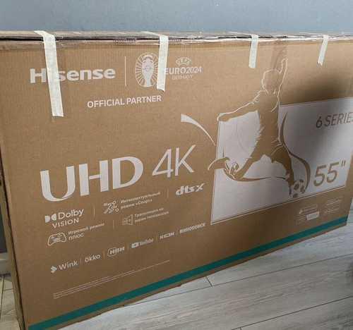 На запчасти Телевизор hisense 55 6 series 55A6N